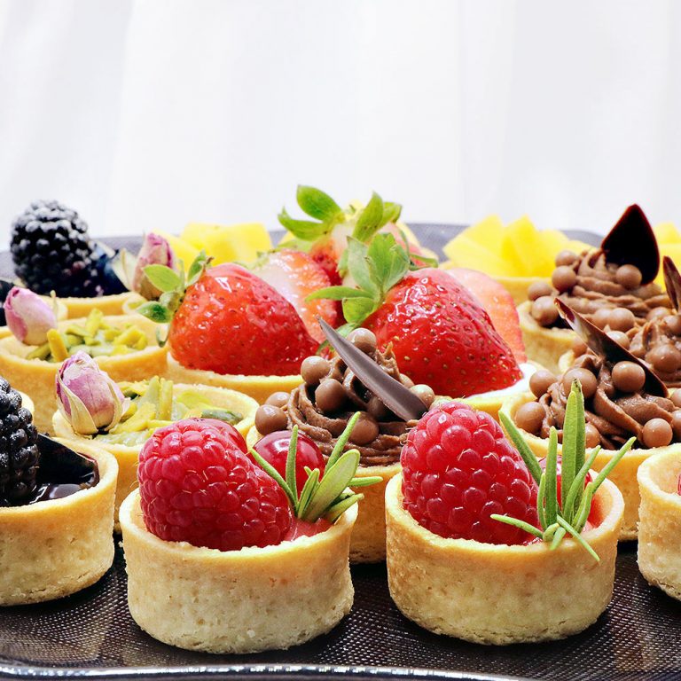 Best Mini Fruit Tart Platter, Mini Savories | Online Bakery in Dubai